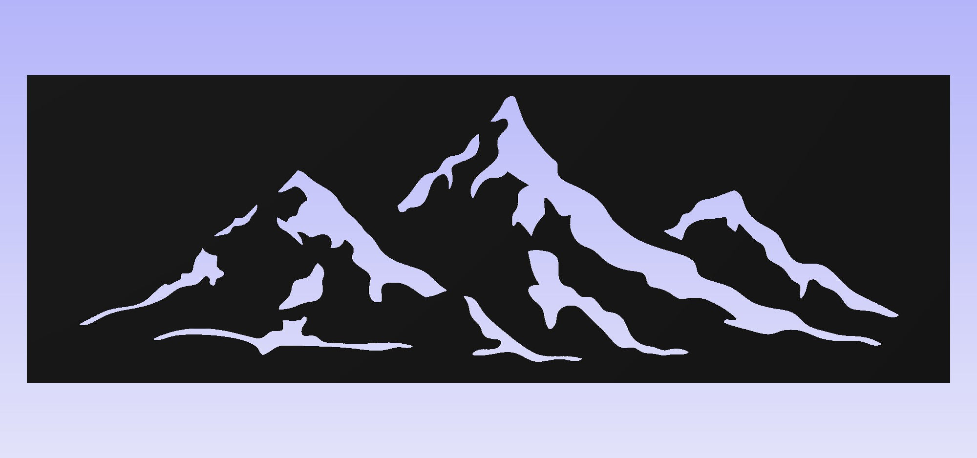 (2' x 4') Rocky Mountain PVC Privacy Screen