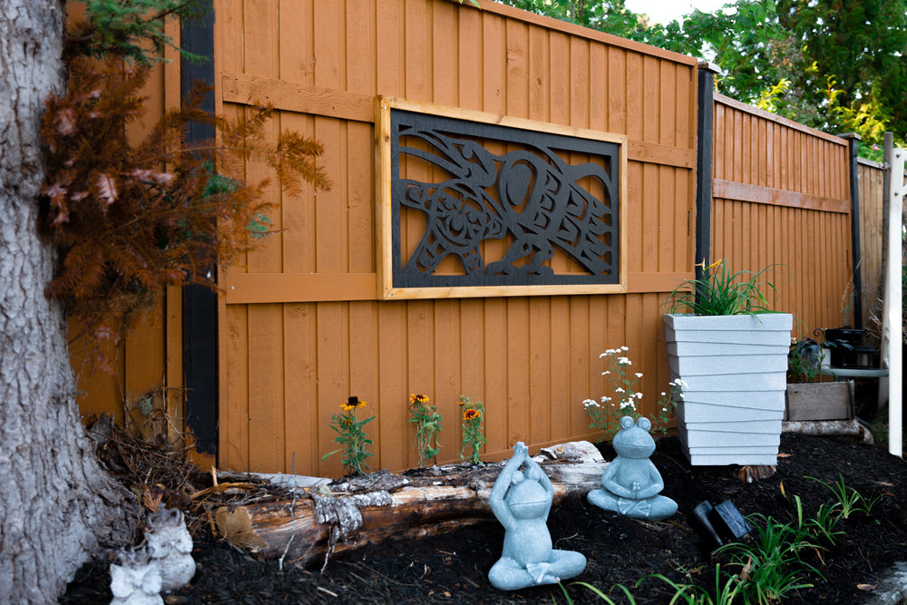 (2' x 4') Ravens Call PVC Privacy Screen