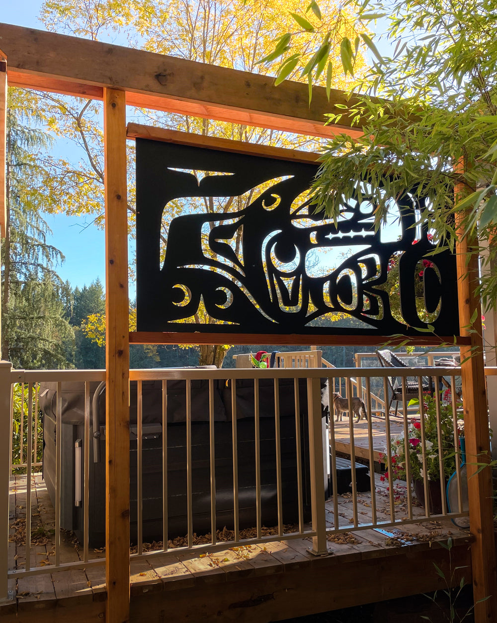 (2' x 4') Orca Sighting PVC Privacy Screen