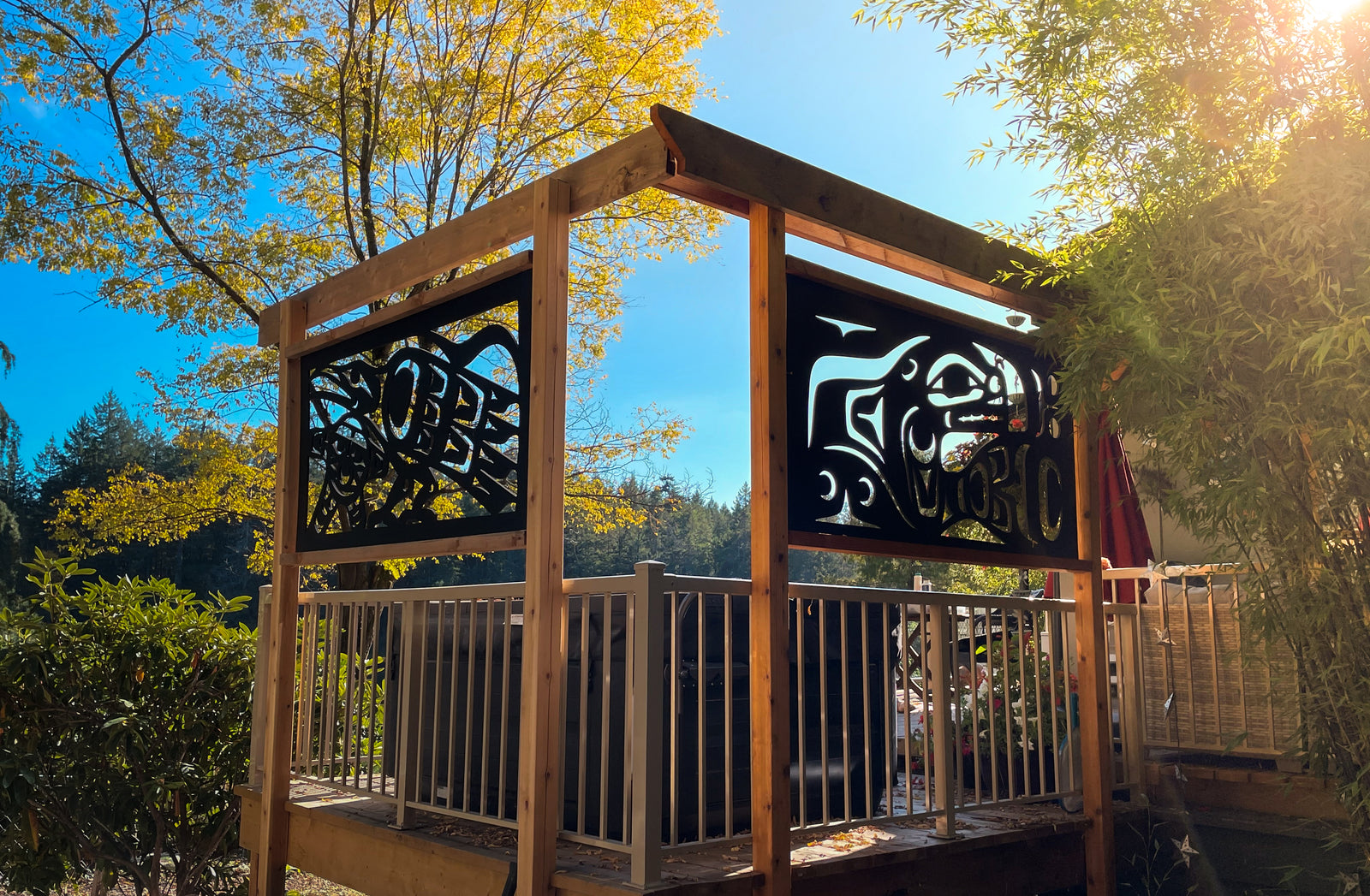 (2' x 4') Orca Sighting PVC Privacy Screen