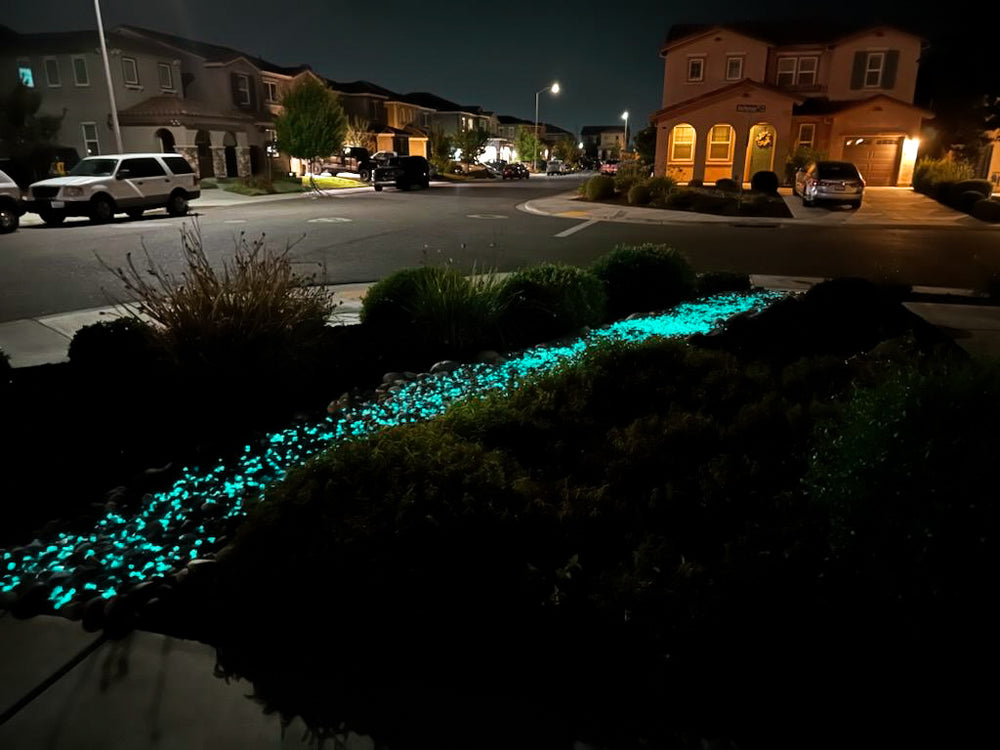 16-25mm Glow in the Dark Aggregate | 12+ Hours of Glow every night ...