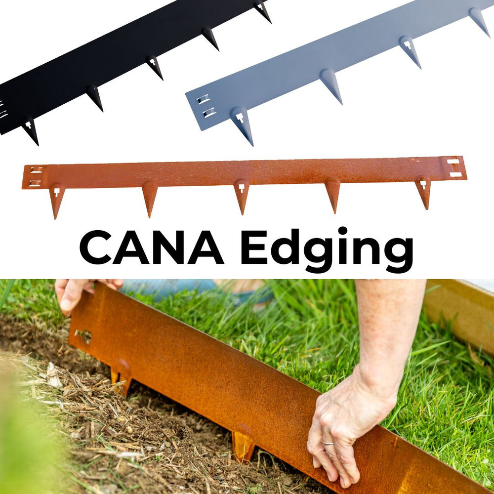 CANA Edge Flexible Steel Garden Lawn Edging