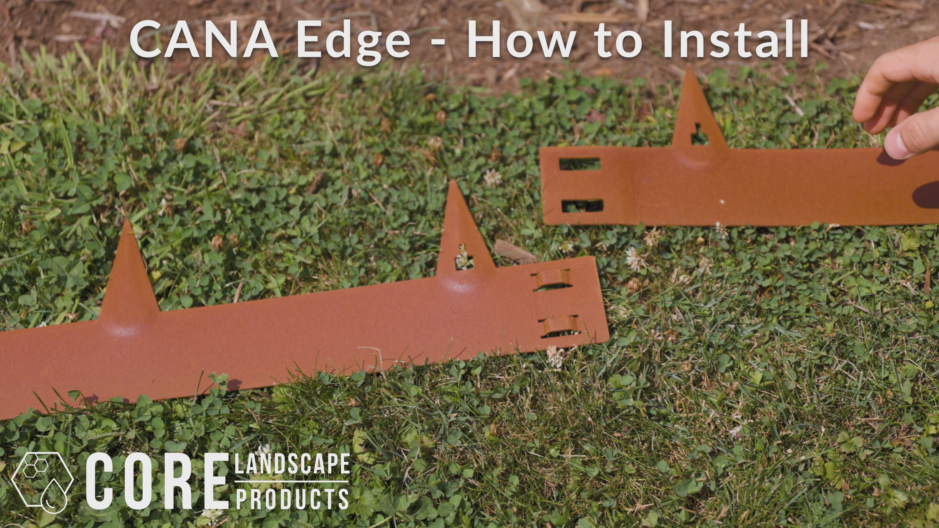 CANA Edge Flexible Steel Garden Lawn Edging