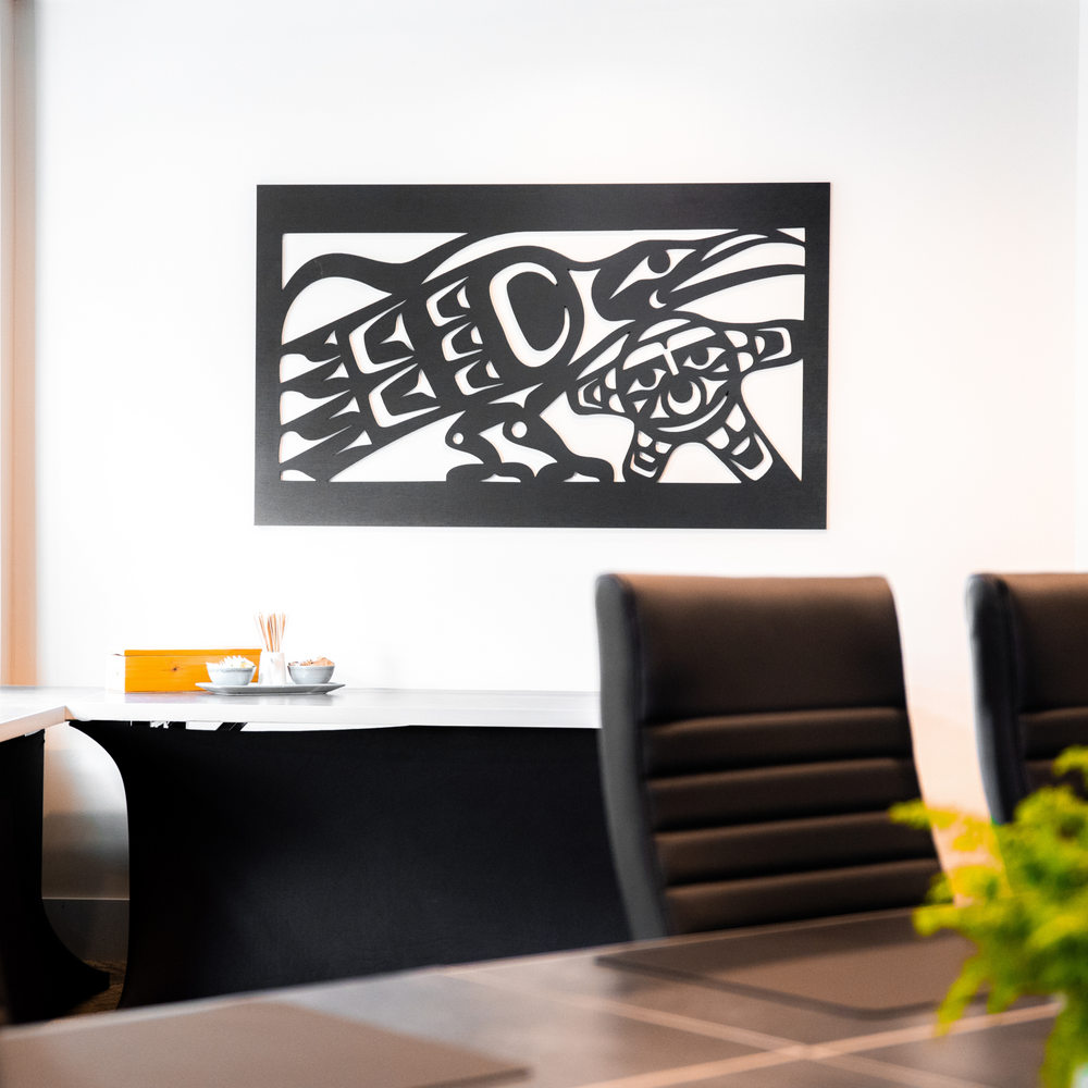 (2' x 4') Ravens Call PVC Privacy Screen