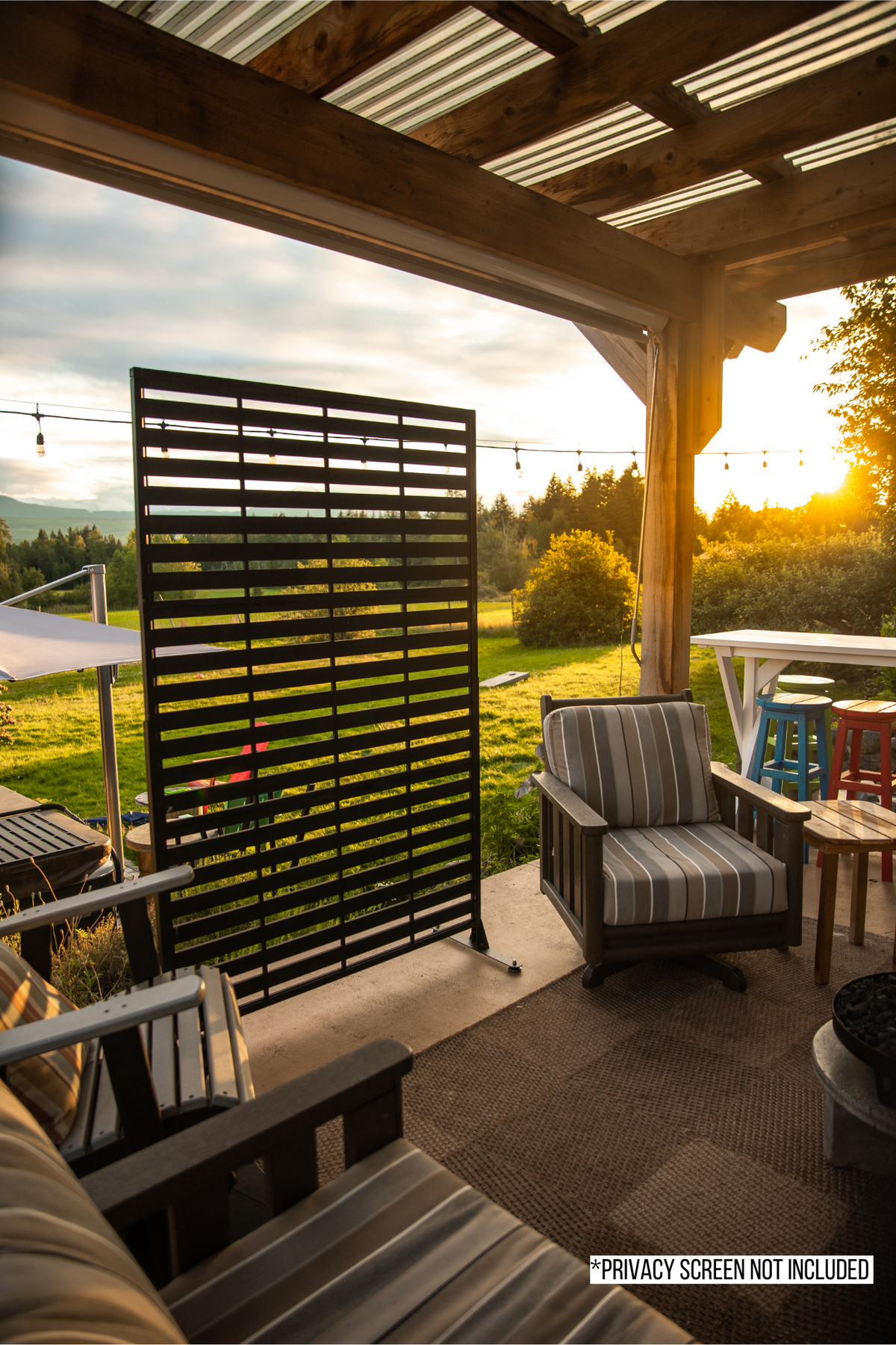 (4' x 6') Frame Kit and Posts for THREE (2'x4') privacy screens